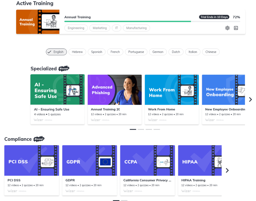 Cyber Security Awareness Training for Employees | Wizer