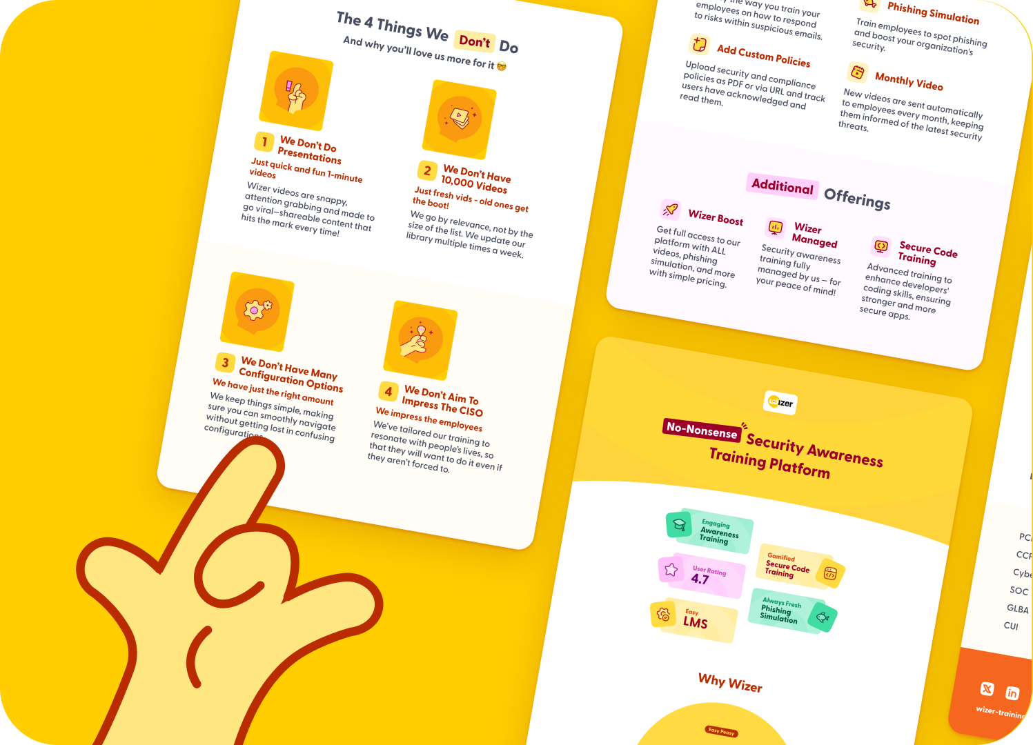 Why Wizer? Security Awareness Training That’s Quick, Engaging & Free to Start