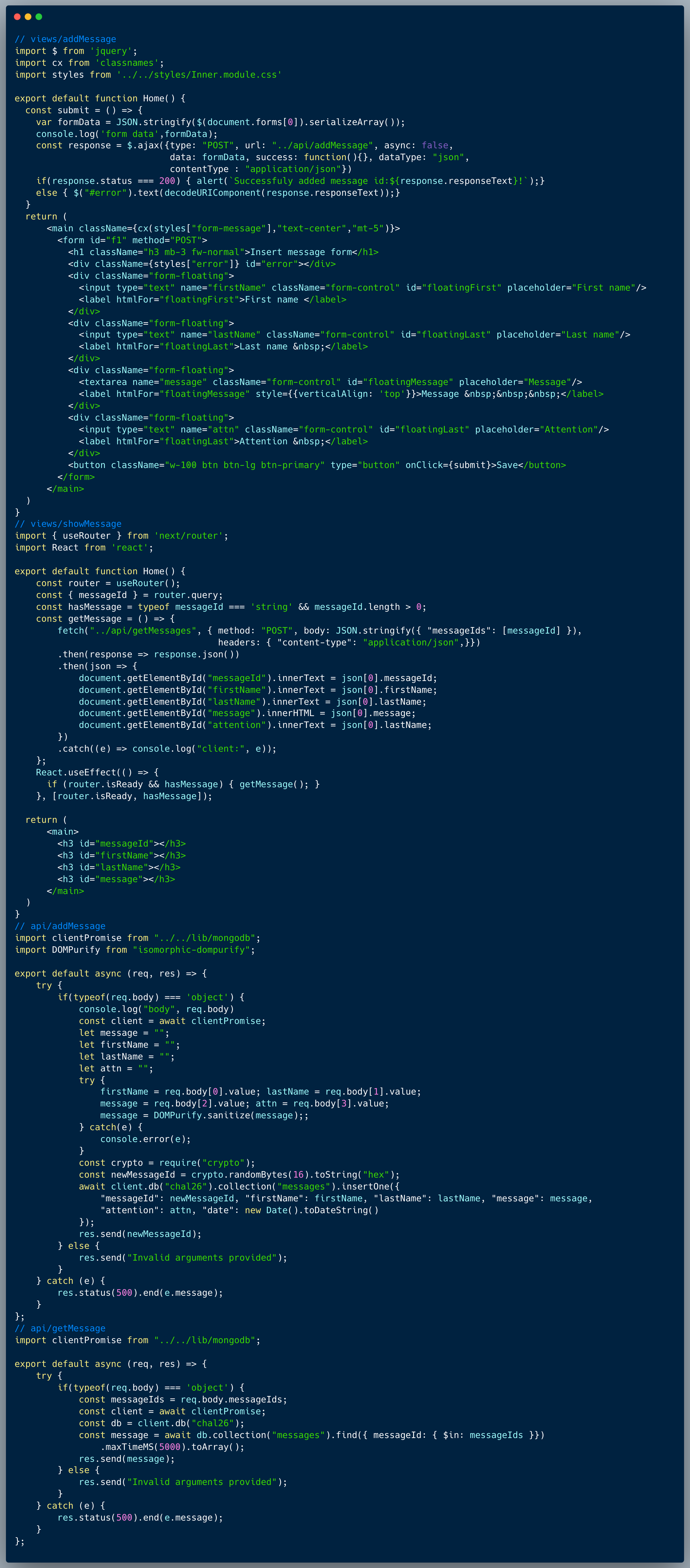 WIZER CTF #26: Messages App Level 2